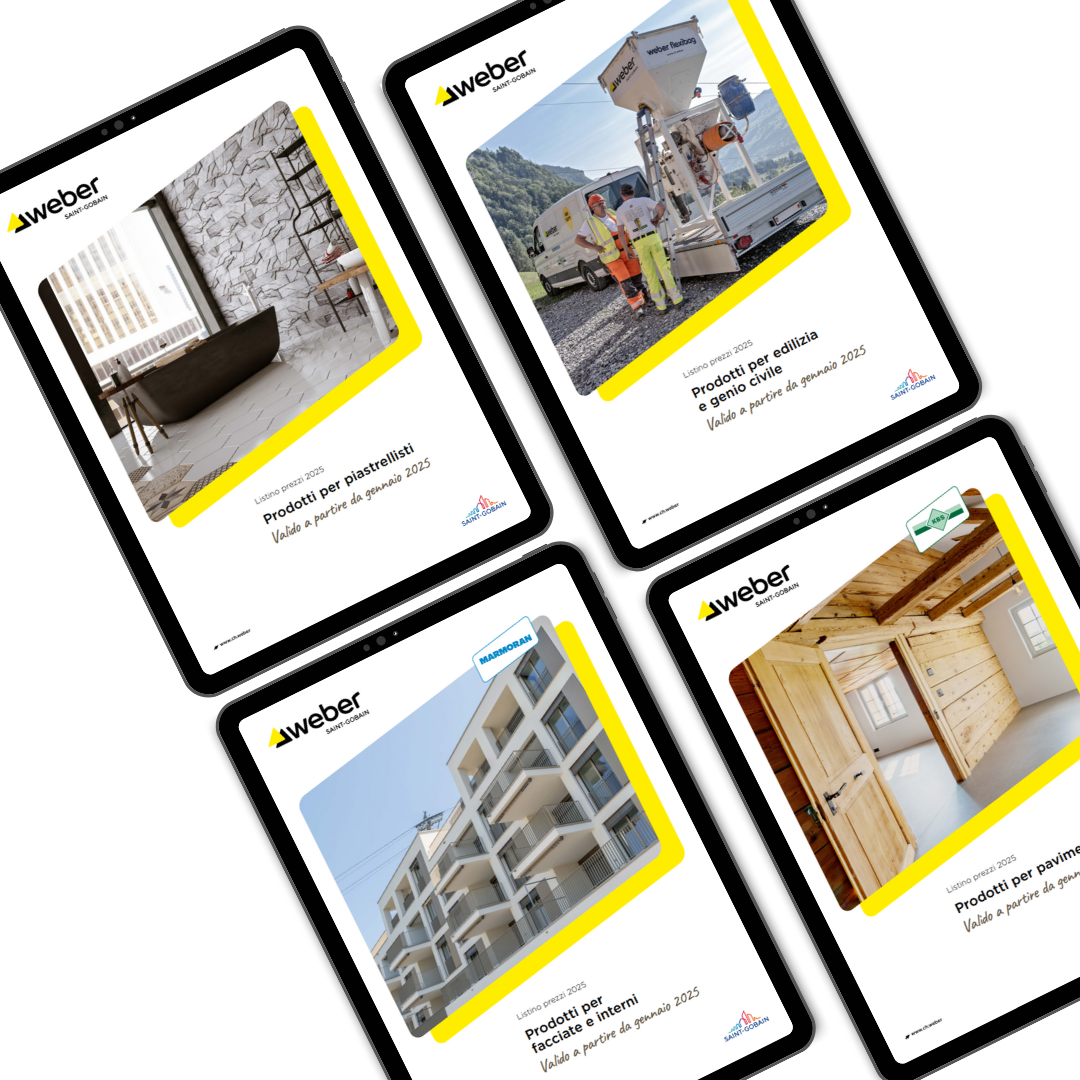 Listini prezzi 2025 | Saint-Gobain Weber Schweiz | Suisse | Svizzera