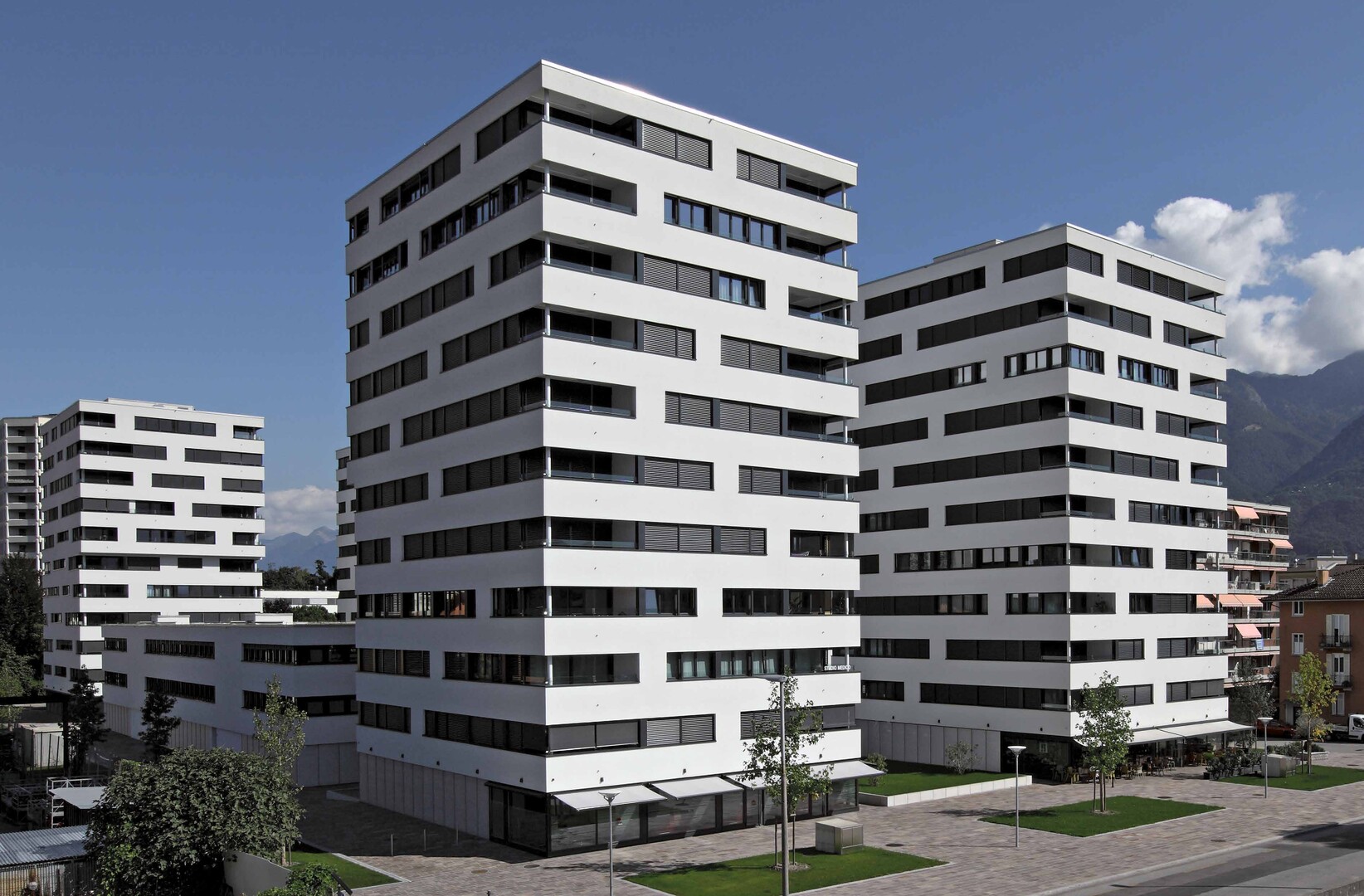 Un quartette de tours d’habitation | Saint-Gobain Weber AG