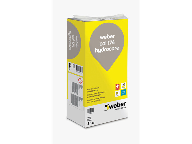 weber.cal 174 hydrocare : Crépis de fond / Crépis-chaux > Mur | Saint-Gobain Weber Schweiz ...