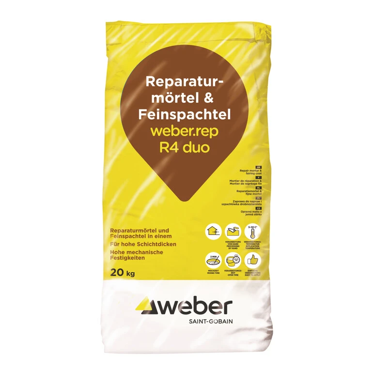 weber.rep R4 duo : Hoch- und Tiefbauprodukte | Saint-Gobain Weber Schweiz | Suisse | Svizzera